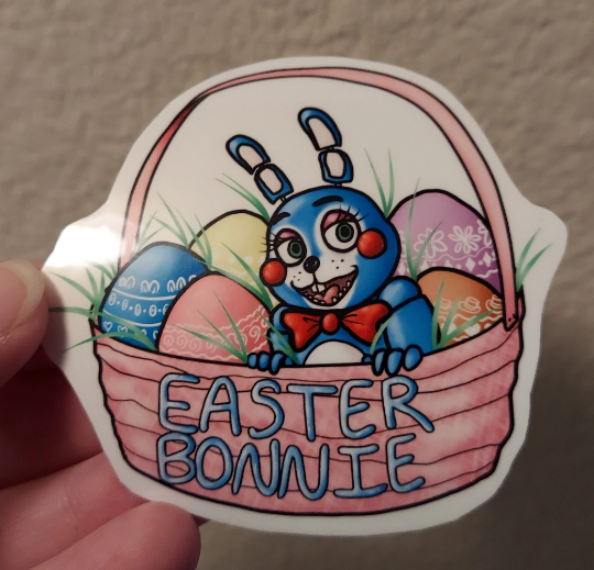 Easter Toy Bonnie Sticker Five Nights At Freddy's | CheshirePins